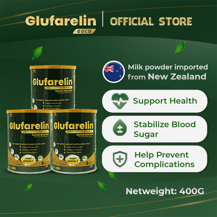 Combo 3 Glufarelin Gold Milk For Diabetic Support healthy product to ...