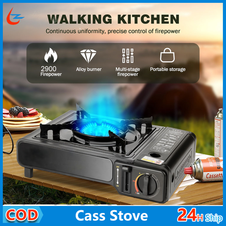 2 in 1 Portable Butane lgnition Gas Stove Multifunctional Camping ...