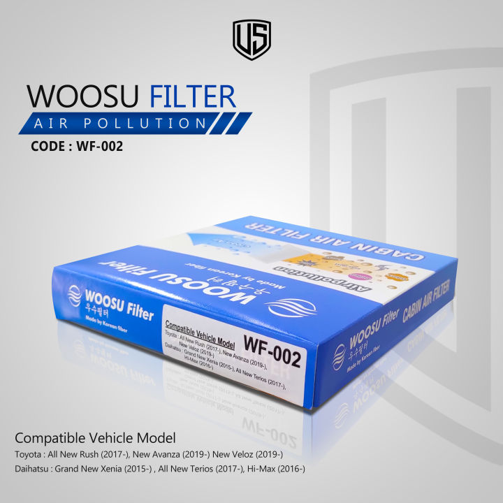 WOOSU Filter Saringan AC Kabin Mobil Premium All New Rush Terios Baru ...