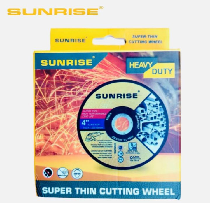 Sunrise SUPER THIN CUTTING DISC / CUTTING WHEEL 4" | Lazada PH