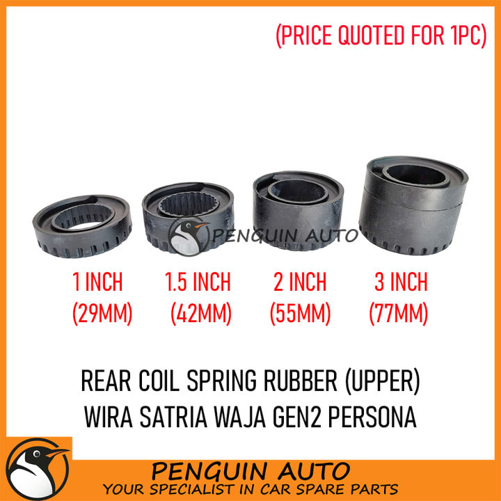PROTON WIRA SATRIA WAJA GEN2 PERSONA PUTRA REAR COIL SPRING RUBBER ...