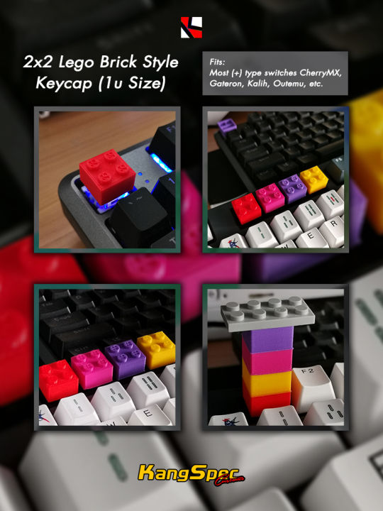 KangSpec 2x2 Lego Brick Style 1u Keycap | Lazada PH