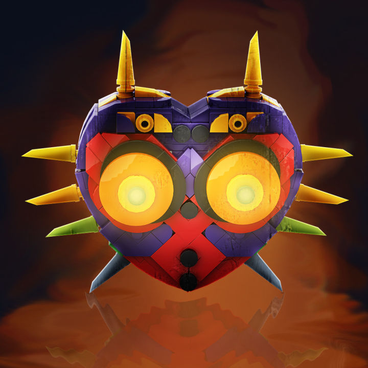 MOC The Legend of Zelda Zumera's Mask lắp ráp khối xây dựng tương thích ...