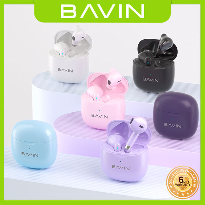 BAVIN BA19 TWS Bluetooth 5.3 Earphone High Stereo Sound Wireless ...