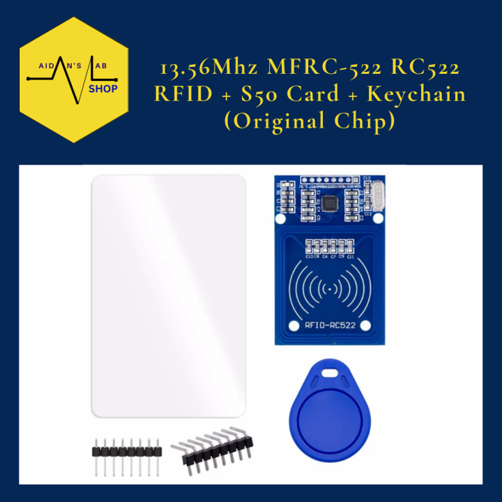 13.56Mhz MFRC-522 RC522 RFID + Card + Key tags | Aidans Lab | Lazada PH