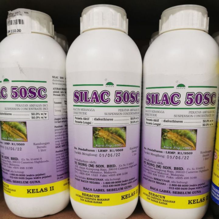 Racun Serangga Silac 50SC 1Liter diafenthiuron 50% | Lazada