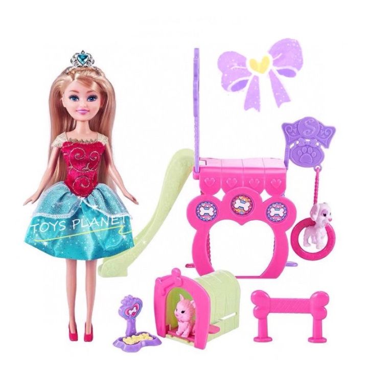 {ORIGINAL} ZURU SPARKLE GIRLZ PRINCESS PUPPY PLAYGROUND DOLL SET (10085 ...