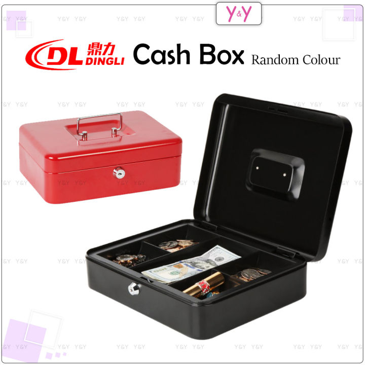 Dingli Cash Box / Steel Money Box w Handle / Portable Cashier Drawer ...
