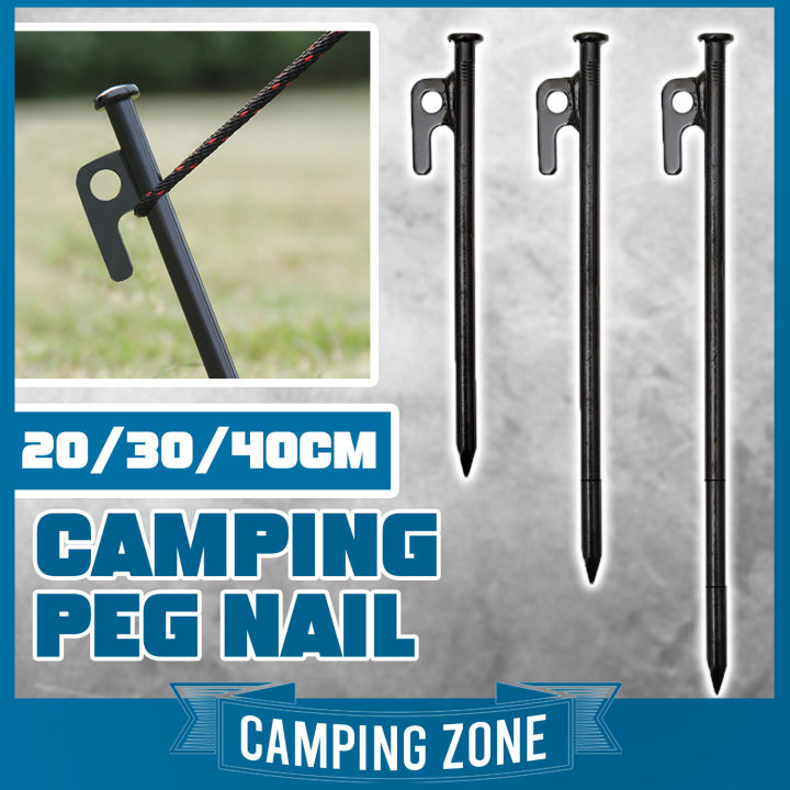 50/40/30/25/20cm Peg Stake Camping Peg Outdoor Ground Nail Tent Peg ...