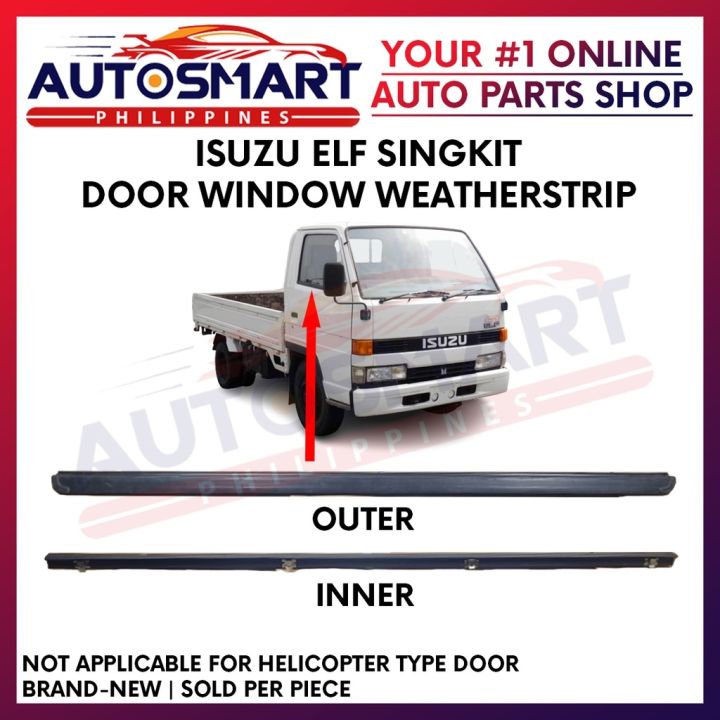 moto Isuzu Elf Singkit Door Window Weatherstrip Weather (Inner/Outer ...