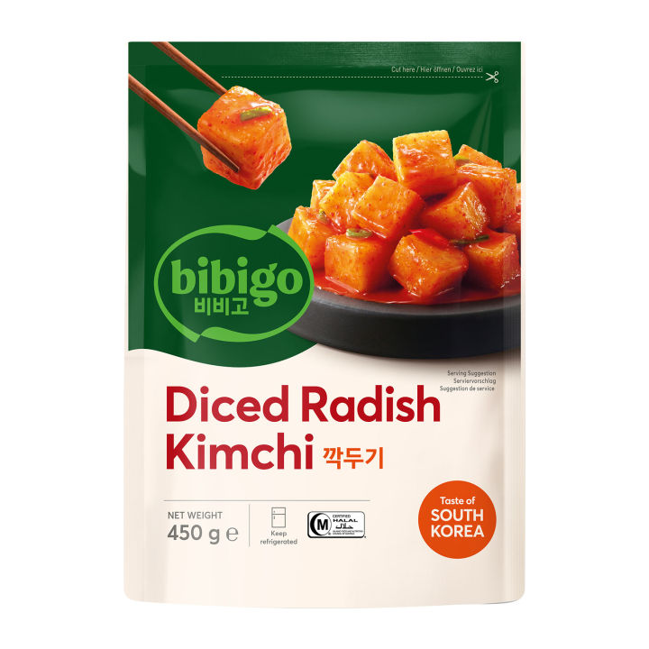 CJ Bibigo Cubed Radish Kimchi Korean Banchan 450G | Lazada Singapore