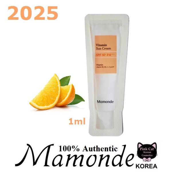 Korean Cosmetics MAMONDE Vitamin Sun Cream 1ml | Lazada PH