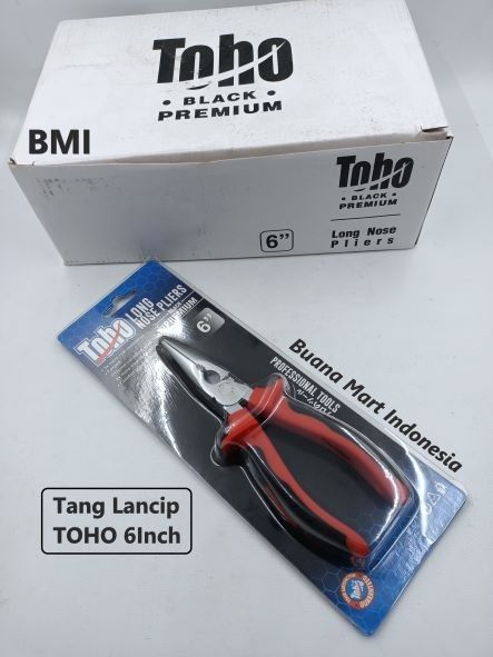 Tang Lancip TOHO 6 Inch | Long Nose Pliers 6" | Tang Jepit Runcing ...