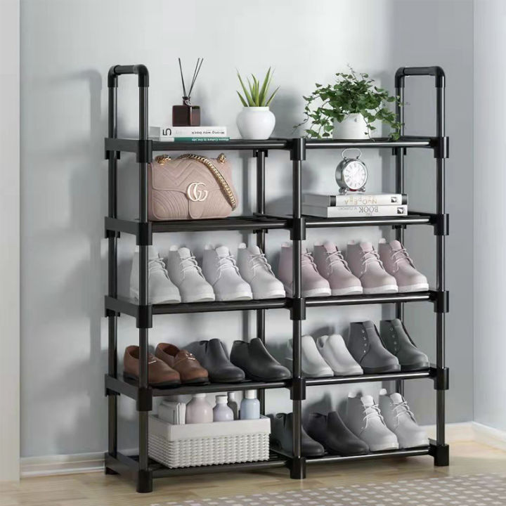 061 Premium Simple Elegant Multifunctional Storage Rack Shoes Rack | Lazada