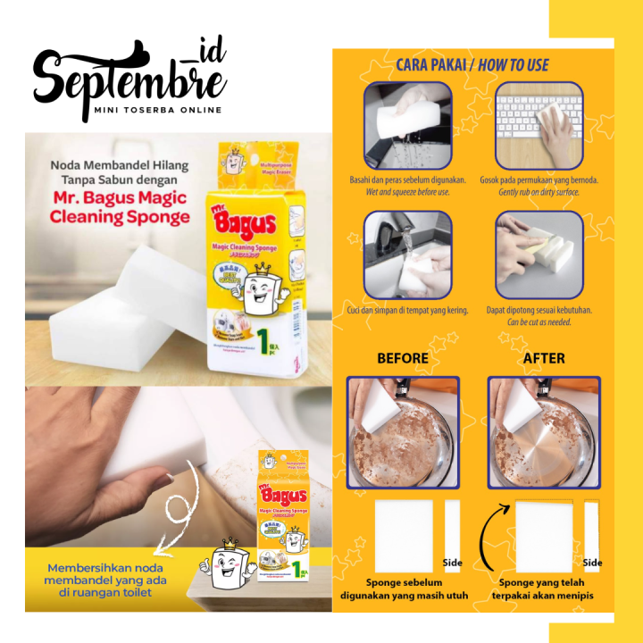 Bagus Magic Sponge Bagus Sponge Ajaib Spon Ajaib Bagus Spons Serbaguna ...
