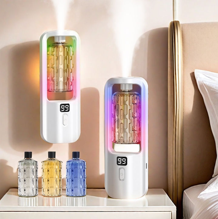 Automatic Aroma Diffuser Digital Display Aromatherapy Machine Essential ...