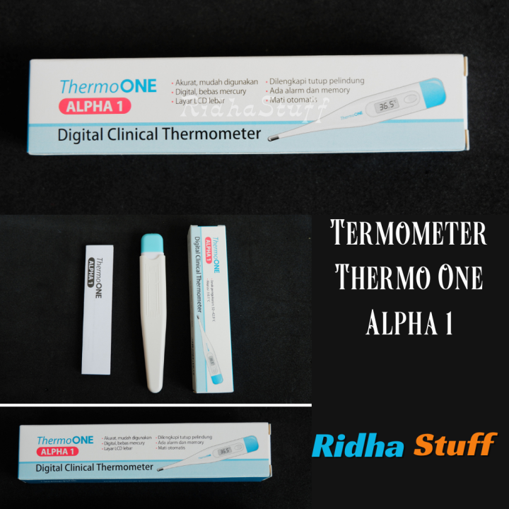 Thermometer Alpha 1 Thermo One Termometer Digital suhu badan | Lazada ...