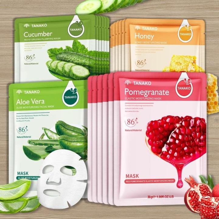 10pcs Korea Tanako Authentic Facial Mask Face Mask | Lazada PH