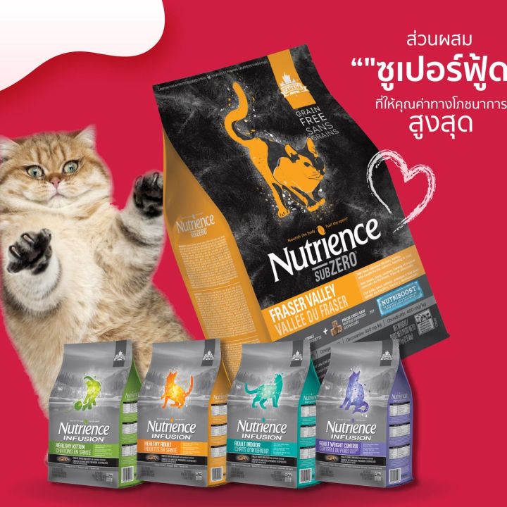 (5kg) อาหารแมว Nutrience ครบทุกสูตร ทุกขนาด ตอบโจทย์ชีวิตประจำวันเจ้า ...