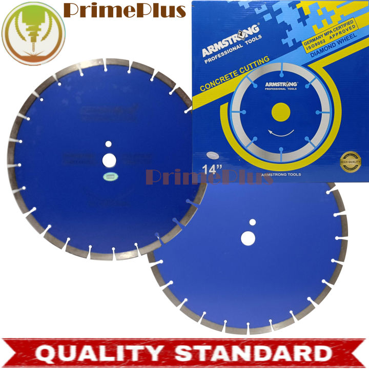 ARMSTRONG Concrete 14" Cutting Diamond Wheel {Sold per pc} | Lazada PH