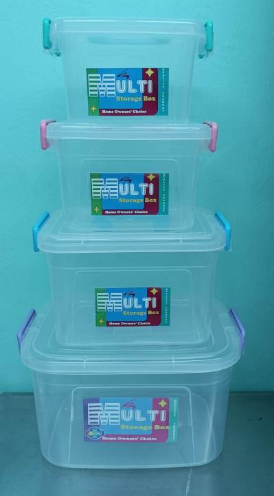 Storage Box w/ Handle ( SB 1 / 2 / 3 / 4 ) Sold separately RANDOM COLOR ...
