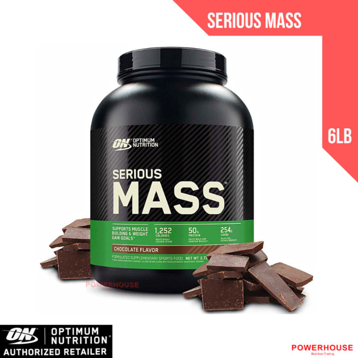 Optimum Nutrition Serious Mass - 3 lbs, 6 lbs High Protein Weight ...