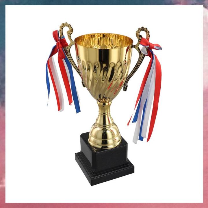 11.4Inch Gold Trophy Cup for Sports Meeting Competitions Soccer Winner ...