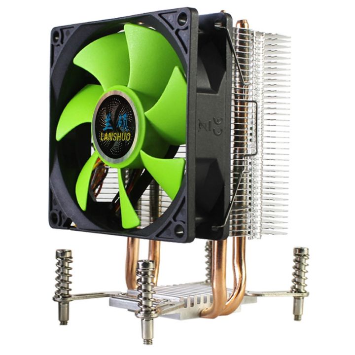 LANSHUO CPU Cooler 2 Heat Pipes Ultra Quiet Cooler Fan CPU Radiator for ...