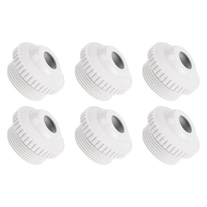 (QBNP) 6 Pieces Pool Jet Nozzles 3/4In Directional Flow Eyeball Inlet ...