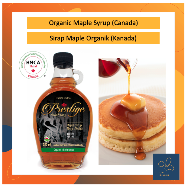 Organic Maple Syrup Canadian (250ml) Canada Grade A / HALAL Pancake ...
