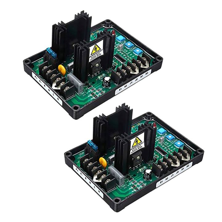 2 Pcs GAVR-20A Universal Brushless Automatic Voltage Regulator Module ...