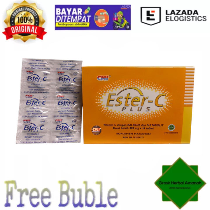 Ester-C Plus | Vitamin C Dengan Kalsium & Metabolit | Ester C Plus Isi ...