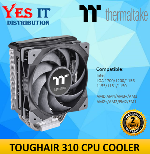Thermaltake TOUGHAIR 310 / TOUGHAIR 510 CPU Cooler (CL-P074-AL12BL-A ...