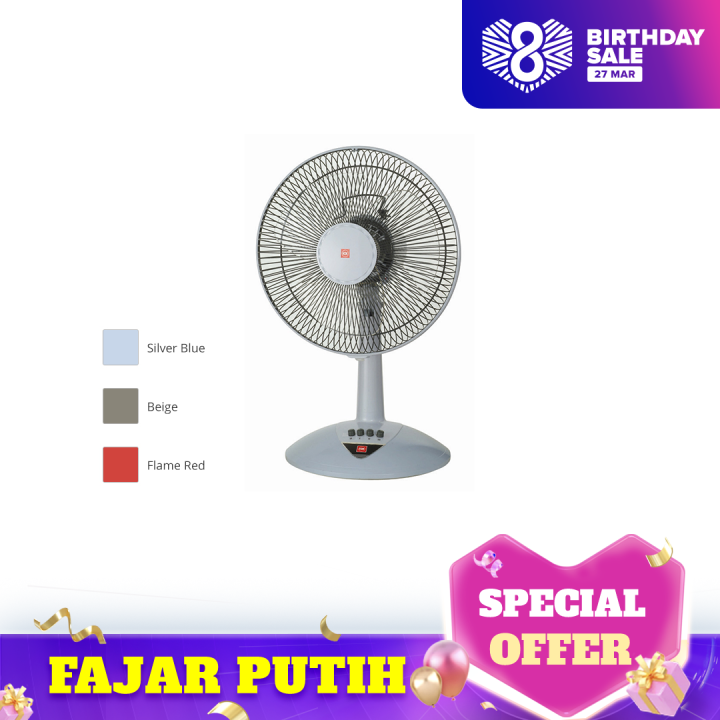 KDK TABLE FAN KB-304(12 ) - RANDOM COLOUR | Lazada