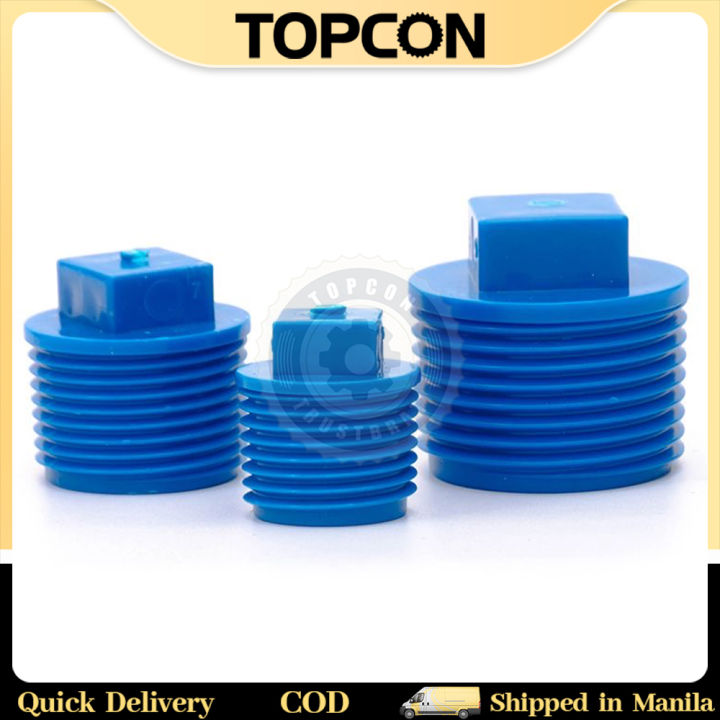 1/2inch To 1inch Blue Pvc Pipeline Fittings Plug | Lazada PH