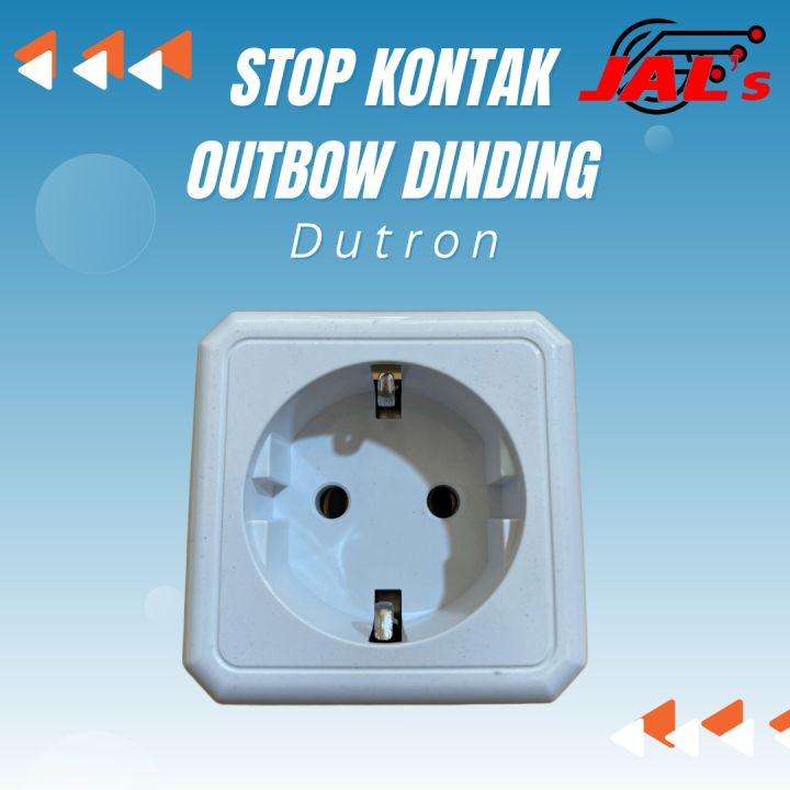 Stop Kontak Outbow Ob Tanam Dinding Original Dutron | Lazada Indonesia