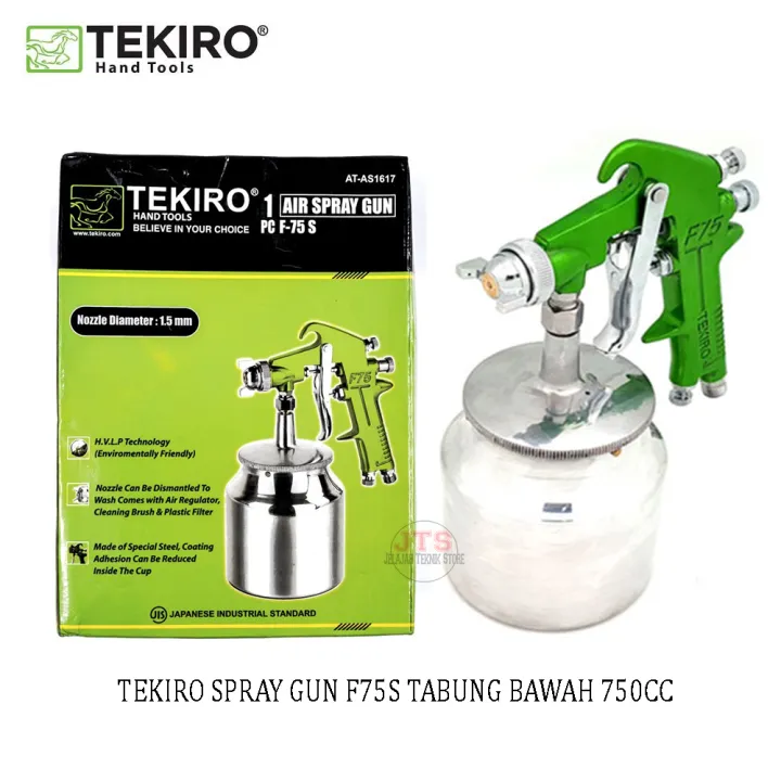 Spray Gun TEKIRO F75S Spet Cat Tabung Bawah 750cc Spray Gun Cat Semprot ...