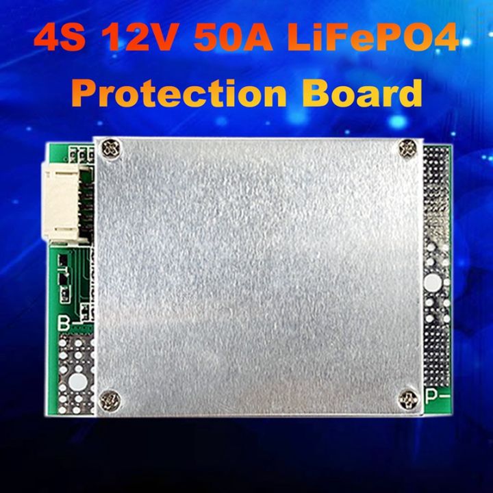 4S 12V 50A BMS LiFePO4 Lithium Battery Protection Board with Power ...