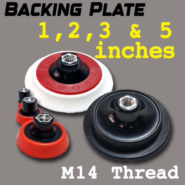 Backing Plates 5 inches 1, 2 and 3 inches HIGH QUALITY Backing Plate ...