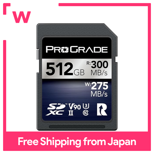ProGrade Digital SDXC UHS-II V90 IRIDIUM 512GB Memory Card Max Read ...