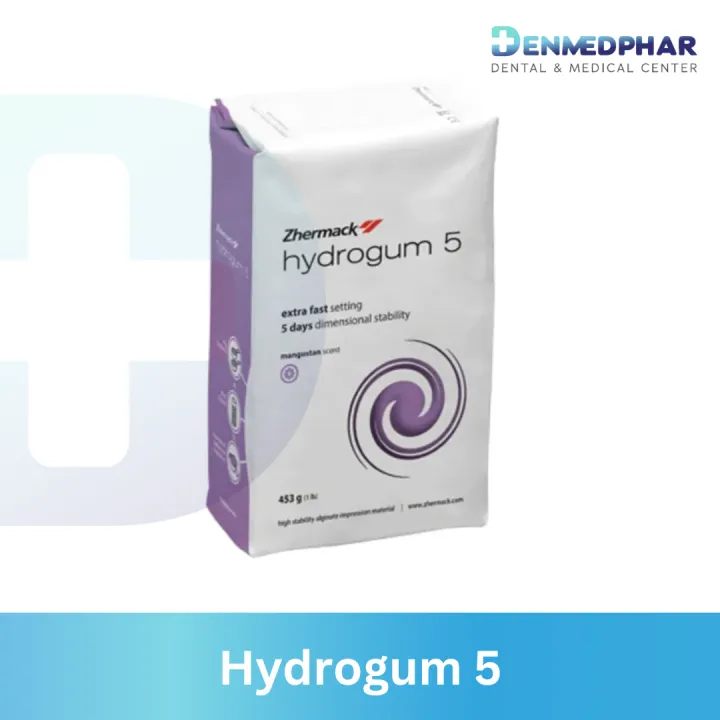 Zhermack Hydrogum 5 Alginate Impression Material Extra Fast setting ( Mangustan Scent ) 453 ...