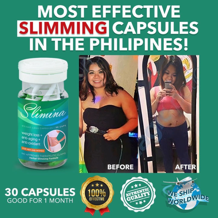 Slimina Weight Loss Capsules by Magic Potions Original ( GUARANTEED STRONG ) - 30 capsules FDA ...