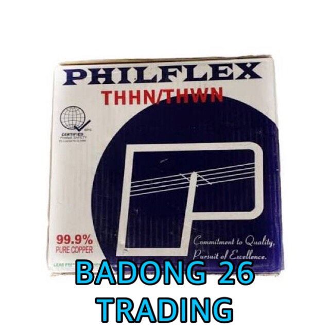 PHILFLEX WIRE THHN STRANDED SIZE: (2.0mm/ #14), (3.5mm/ #12), (5.5mm ...