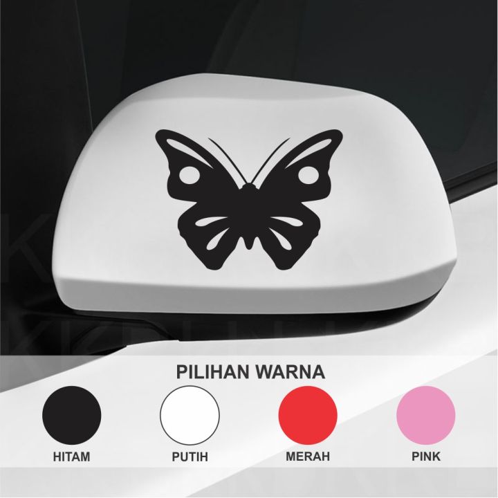 CUTTING STICKER MOBIL SPION KUPU KUPU CANTIK STIKER MOBIL BUTTERFLY ...