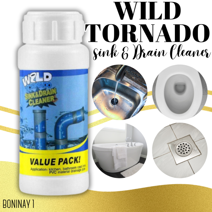 Original Household Wild Tornado Powerful Sink & Drain Cleaner Quick ...