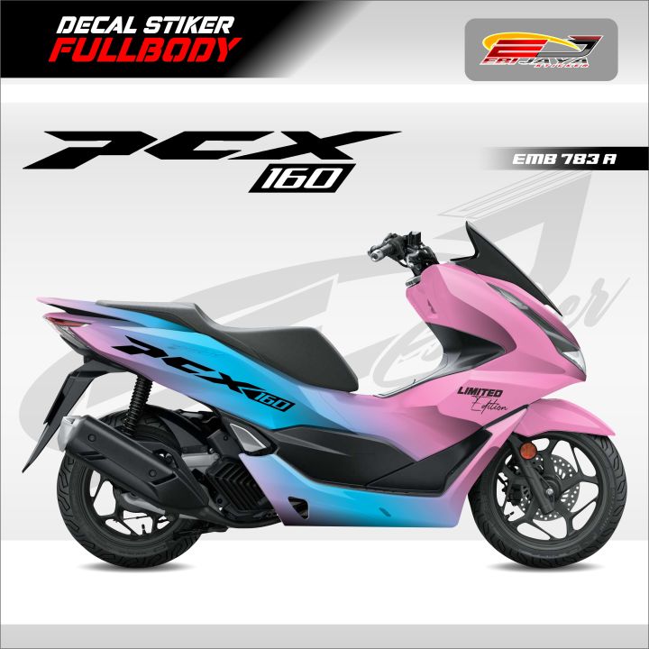 STIKER MOTOR ALL PCX FULL BODY LANGSUNG CETAK-STIKER DECAL NEW DESAIN ...