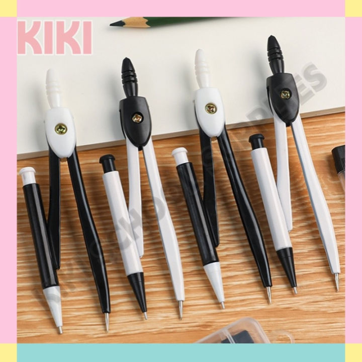 KK Metal Compass with Pencil Lead Box School Students Drafting Draw ...