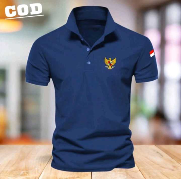 Allium Collection / COD Polo Shirt Logo Garuda + Bendera Tangan / Polo ...
