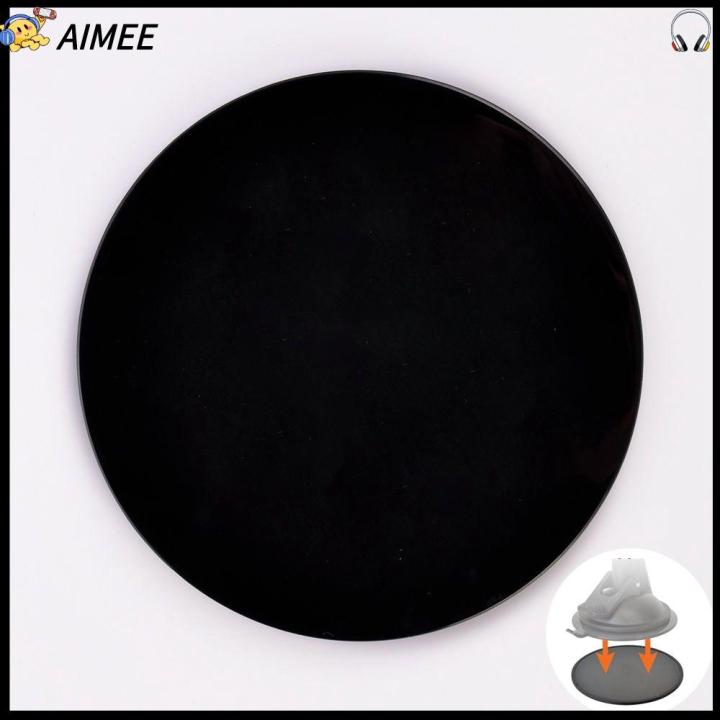 AIMEE 80mm Car Dash Dashboard Black Auto Adhesive Pad Mount Disk Disc ...