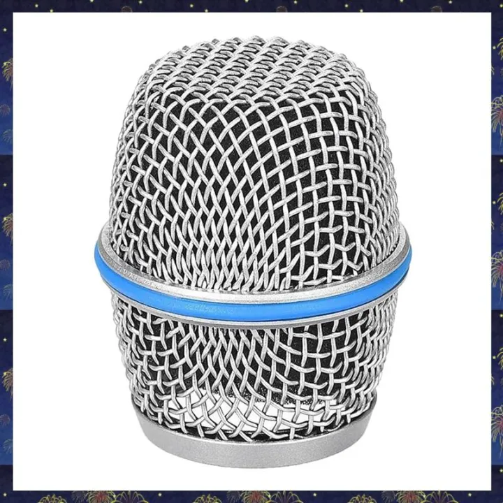 (RZDW) Microphone Replacement Head Steel Mesh Handheld Microphone Grill ...